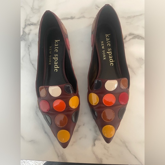 kate spade | Shoes | Kate Spade Adore Dot Flats Size 9 | Poshmark